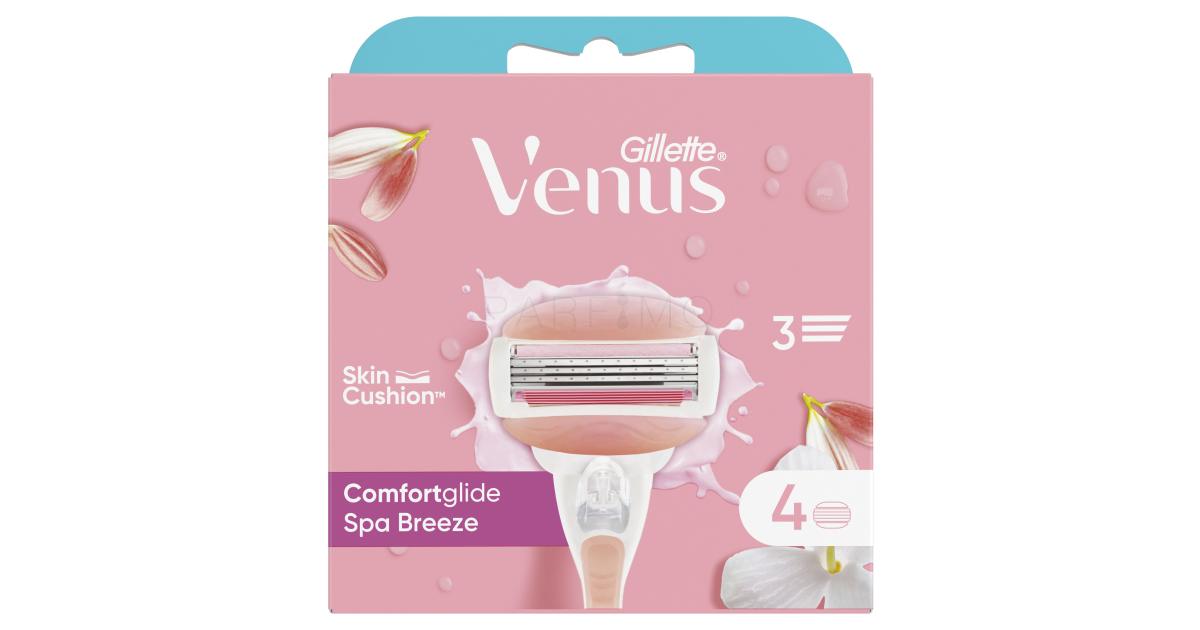 Gillette Venus ComfortGlide Spa Breeze Nadomestne britvice za ženske ...