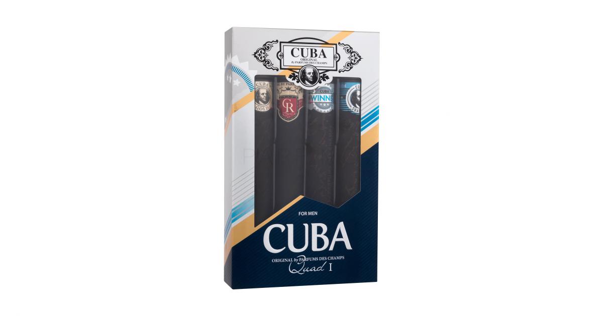 Cuba Quad I Darilni set toaletna voda Gold 35 ml + toaletna voda Royal ...