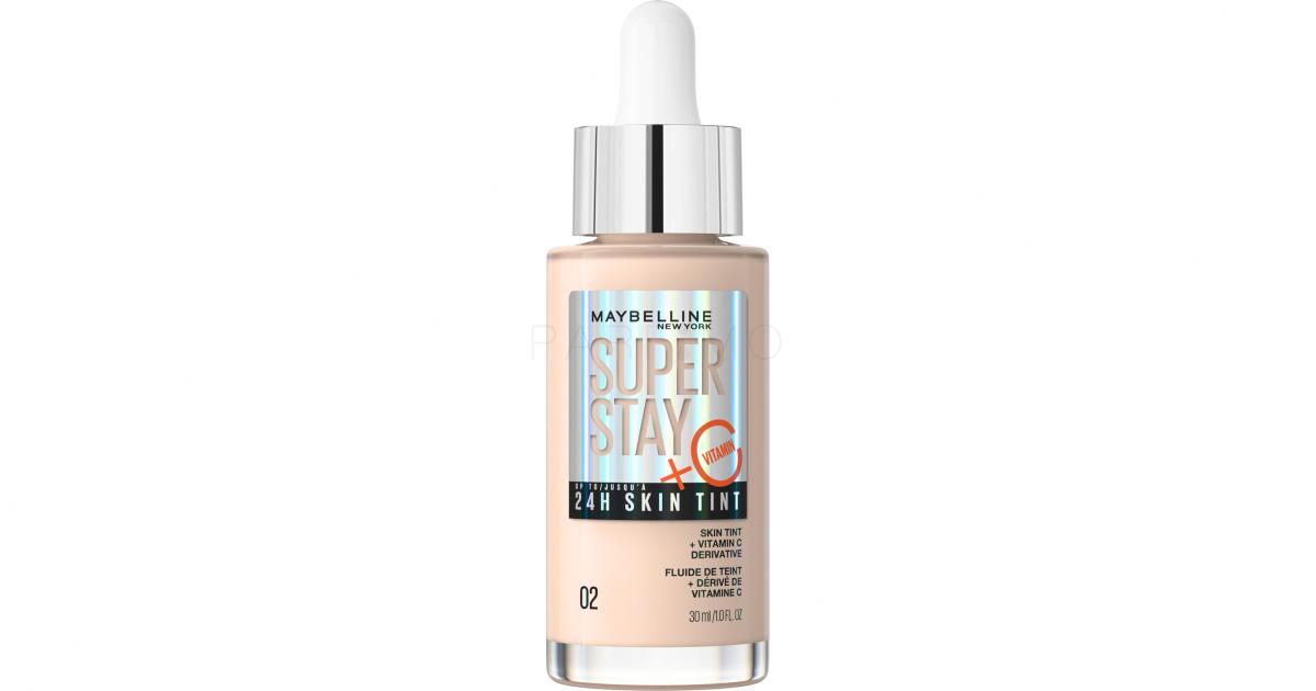 Maybelline Super Stay 24H Skin Tint + Vitamin C Puder za ženske 30 ml ...