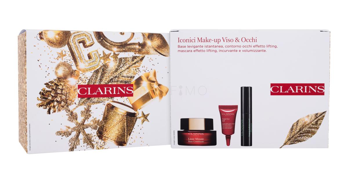 Clarins Iconic Make-Up Face & Eyes Darilni set podlaga za ličila ...
