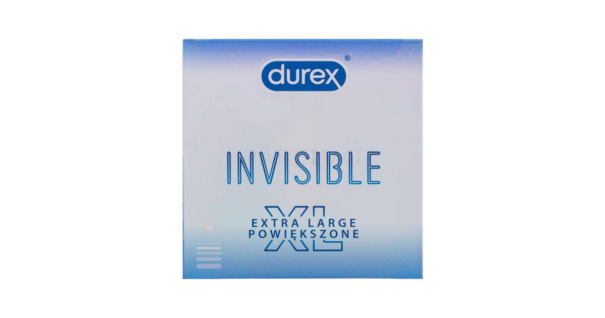 Durex Invisible XL Kondomi za moške Set | Spleticna.si