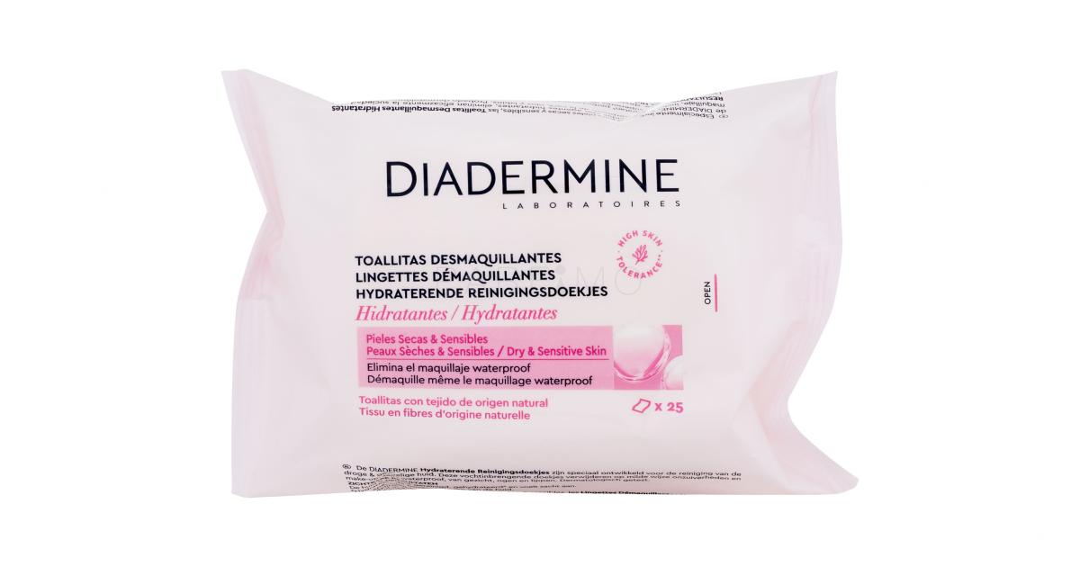 Diadermine Hydrating Cleansing Wipes Čistilni robčki za ženske Set ...