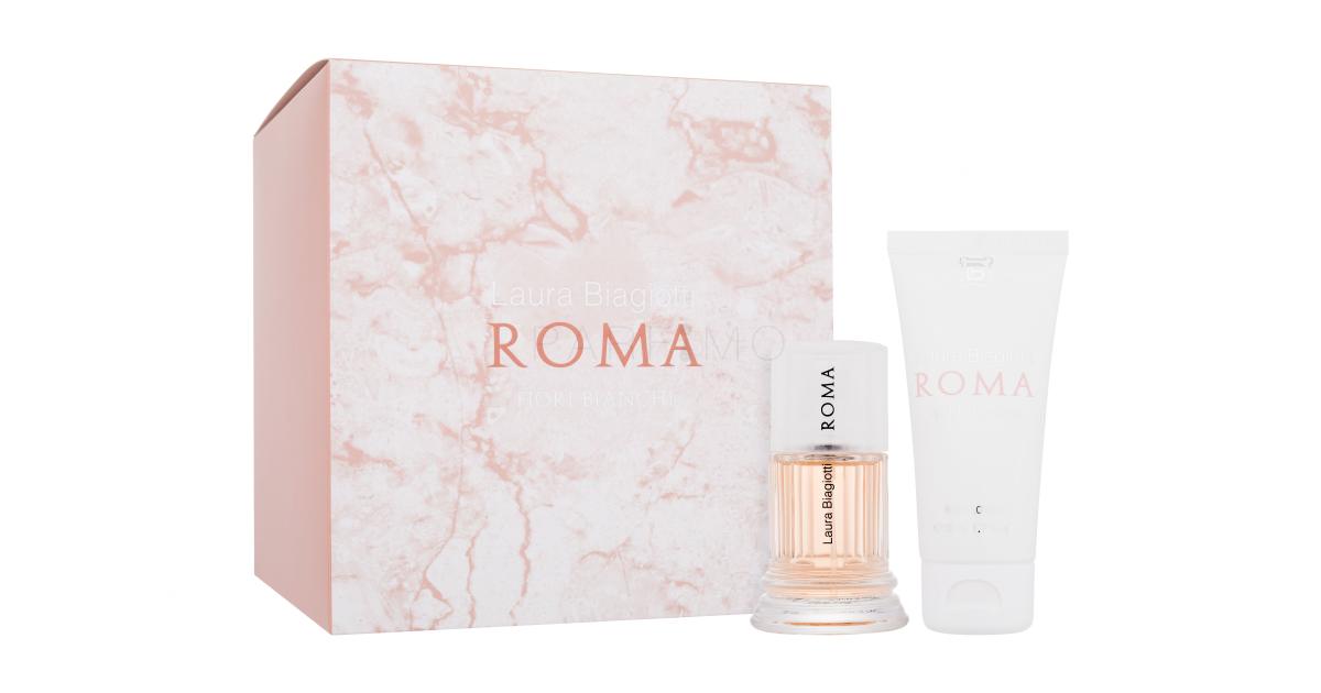 Laura Biagiotti Roma Fiori Bianchi Darilni set toaletna voda 25 ml ...