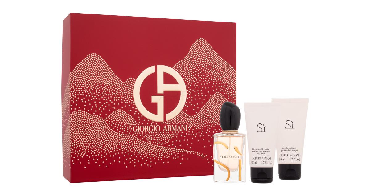Giorgio Armani Sì Darilni set parfumska voda 50 ml + losjon za telo 50 ...